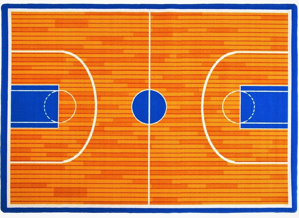 Basketball Court Kids play mat Non-Slip – Handcraft Rugs